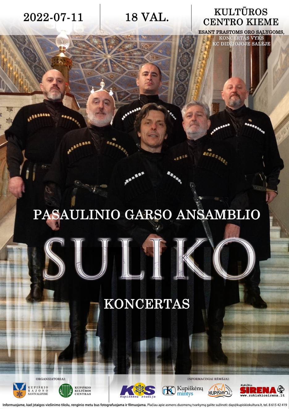 Pasaulinio garso ansamblio „Suliko“ koncertas!
