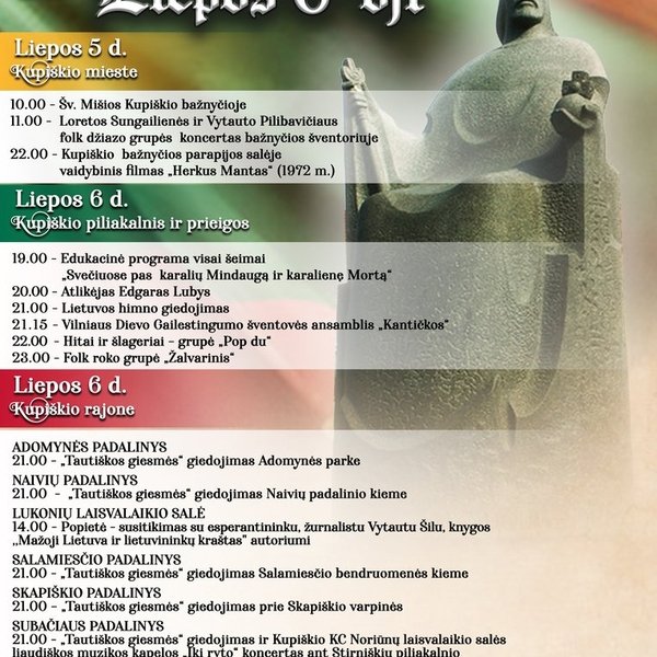 Liepos 6-oji Valstybės (Lietuvos Karaliaus Mindaugo karūnavimo) diena