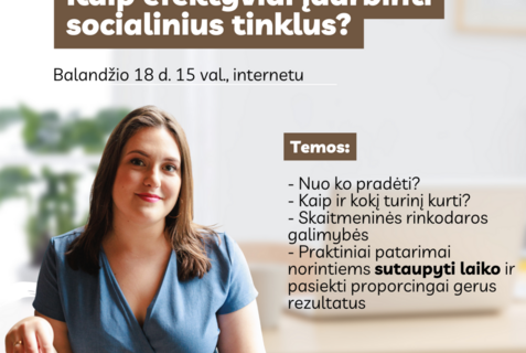 Kaip efektyviai įdarbinti socialinius tinklus?